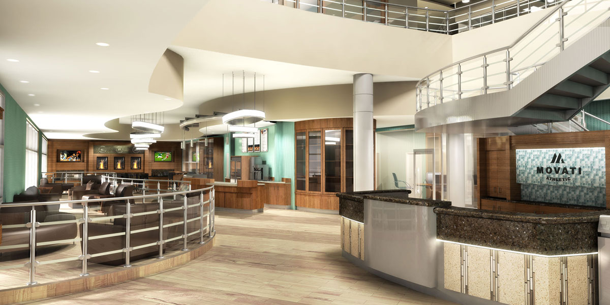 Movati Athletic - Club Floorplan - Main Floor